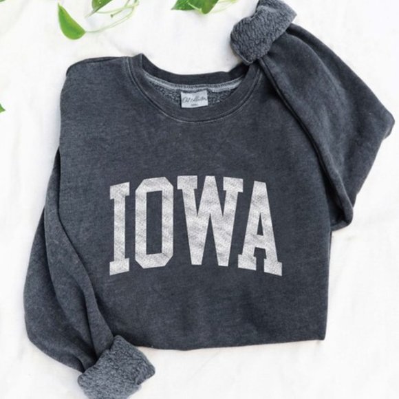 Oat Collective | Tops | Oat Collective Iowa Mineral Graphic Sweatshirt Nwt Sz M | Poshmark